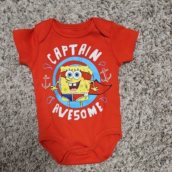 Nickelodeon | One Pieces | Nickelodeon Red Spongebob Captain Onesie ...
